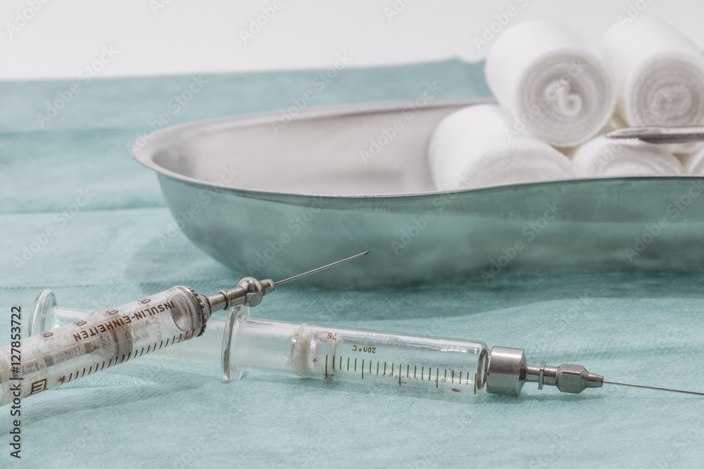 old rusty syringe Stock-Foto | Adobe Stock