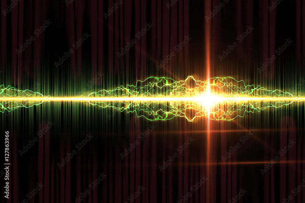 Colorful Neon Soundwave Stock Photo | Adobe Stock