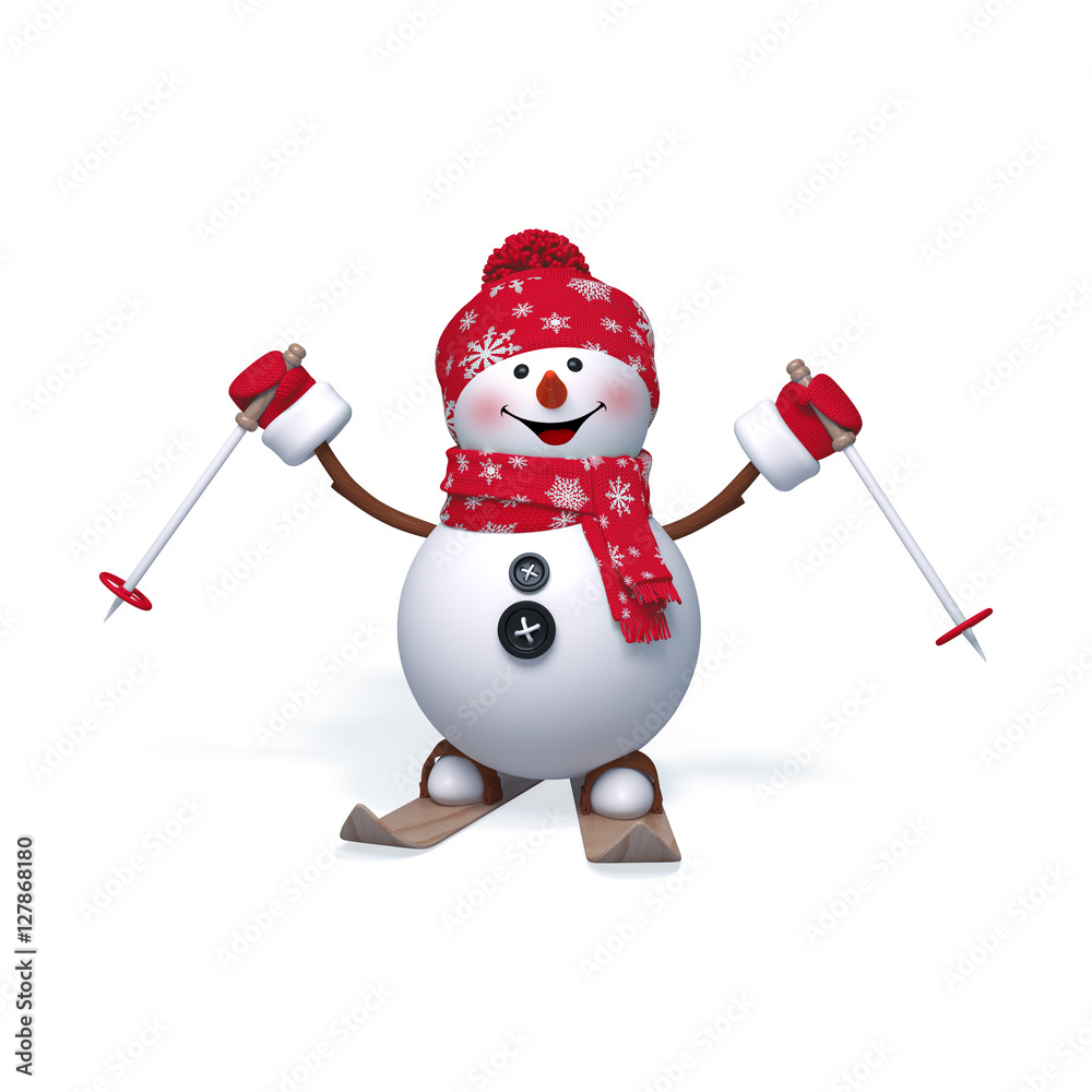Happy Holidays Snowman Clip Art
