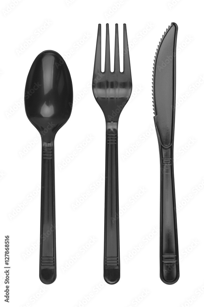 Black Plasticware Stock Photo | Adobe Stock