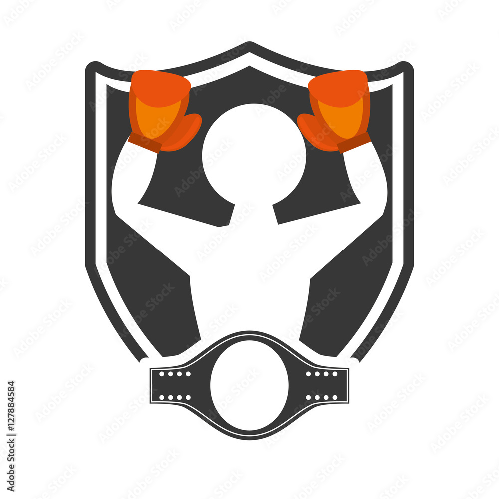 professional boxer avatar isolated icon vector illustration design ...
