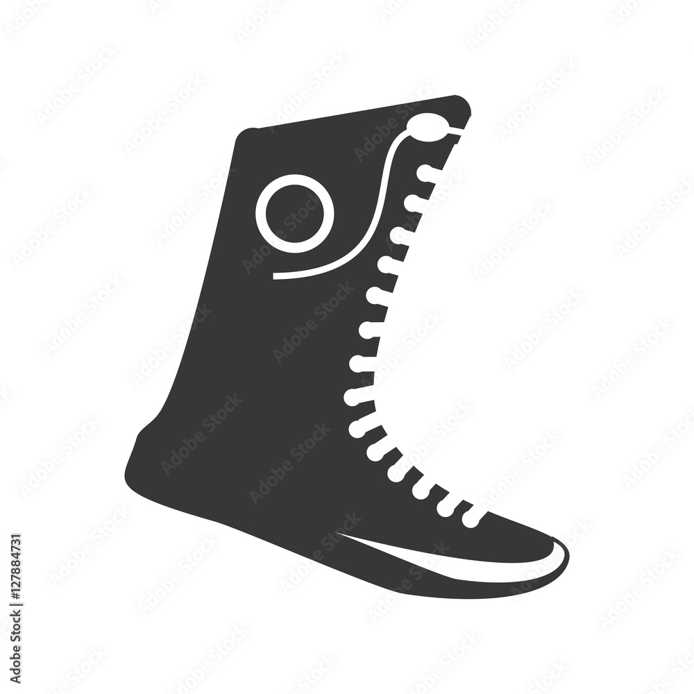 boxing shoes equipment isolated icon vector illustration design Stock ...