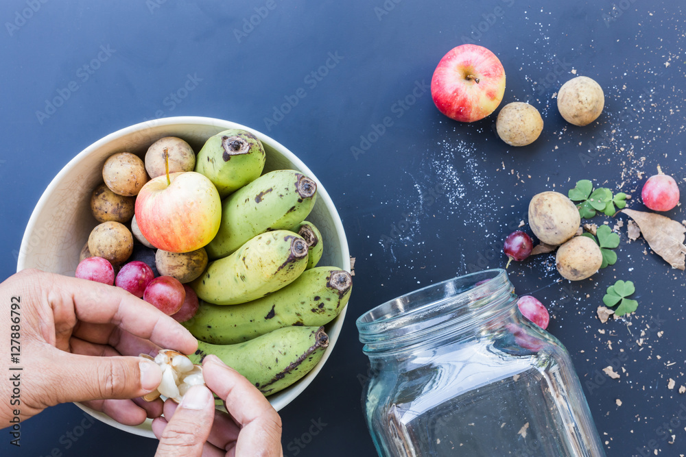 Deluxe food background. Food photography different fruits. Copy Stock ...