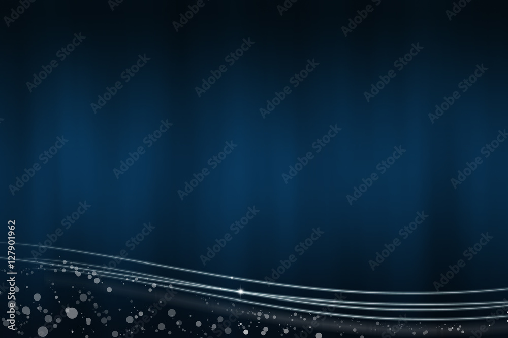 Abstract dark blue background with the lines at the bottom Stock ...