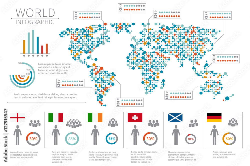 Infographics People Vector