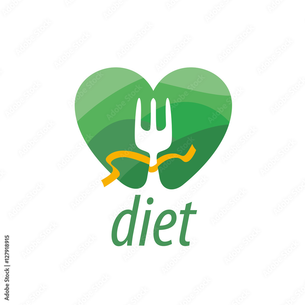 vector logo for diet Stock Vector | Adobe Stock