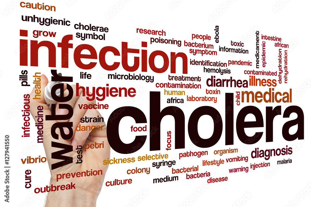 Cholera word cloud concept Stock Photo | Adobe Stock
