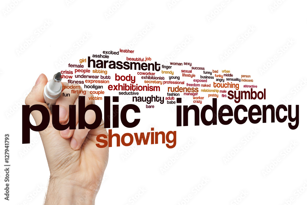 Public indecency word cloud concept 스톡 사진 | Adobe Stock