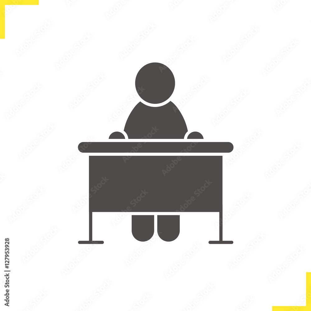 School student icon Stock Vector | Adobe Stock