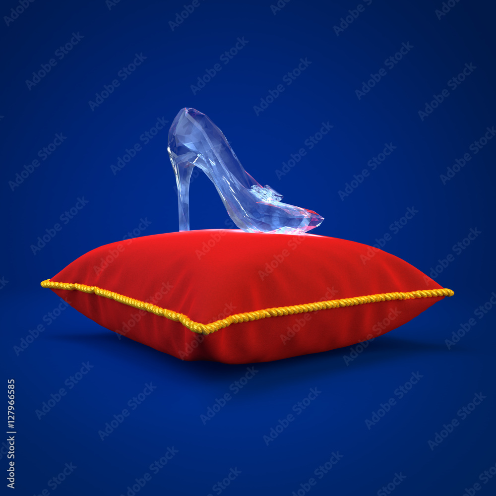 Cinderella crystal slipper Stock Photo | Adobe Stock