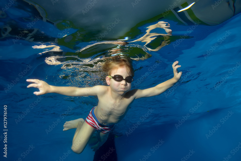 Boy Underwater