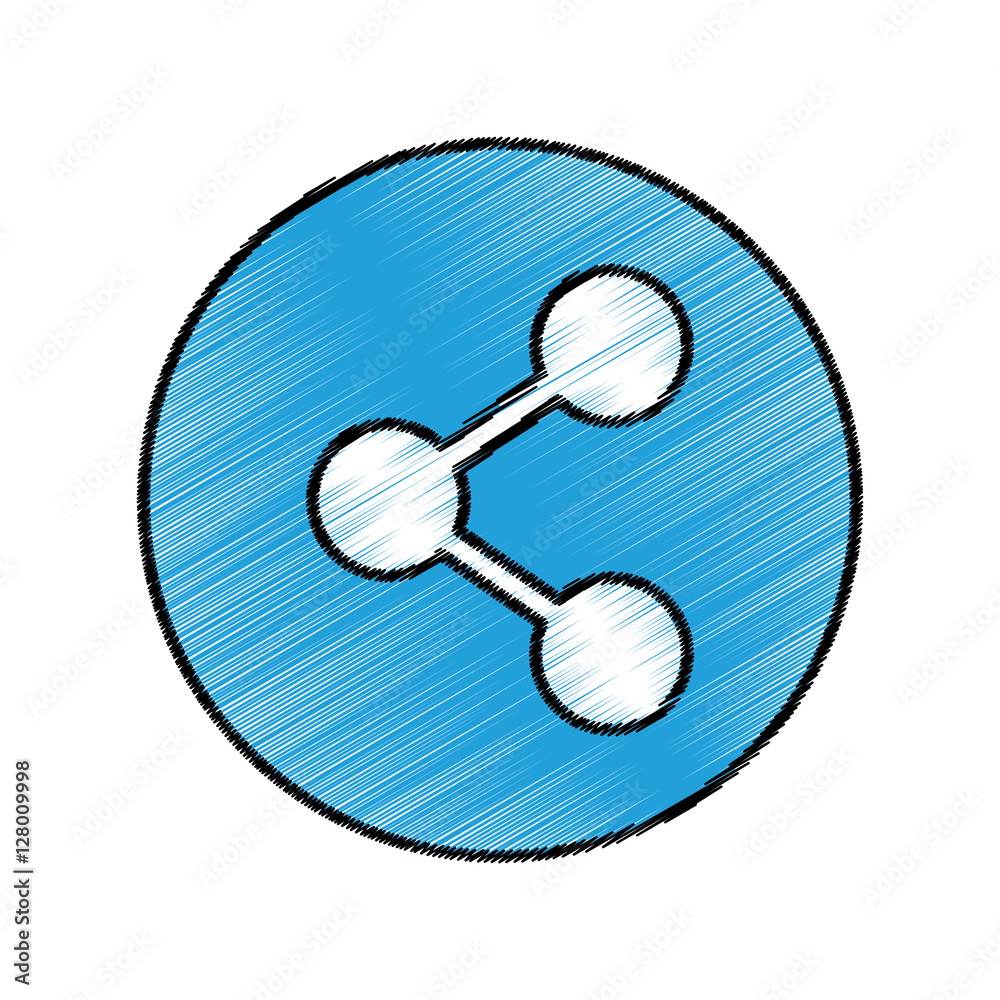 sharing social symbol icon vector illustration graphic design Stock ...