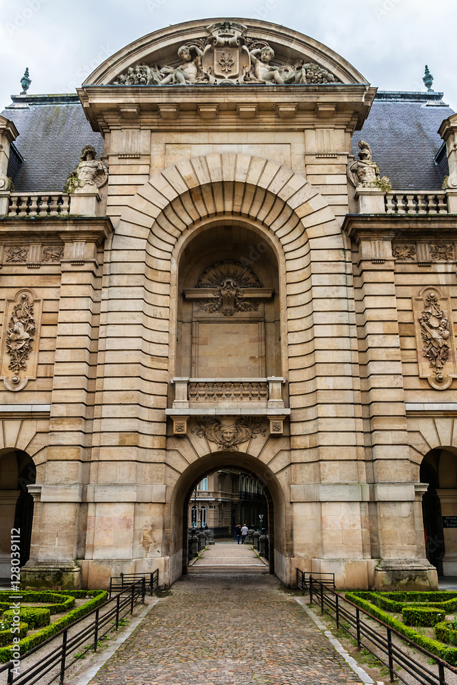 Paris Gate (Porte de Paris or Arc de Triumph). Lille, France. Stock ...
