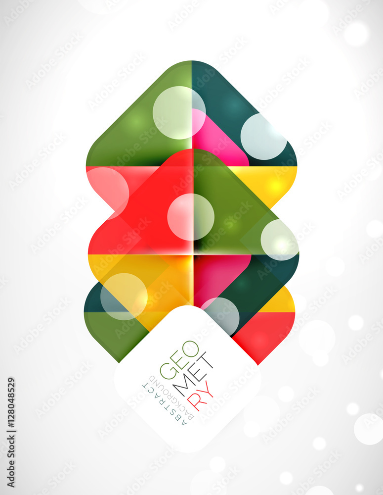 Square and triangle pattern background Stock Vector | Adobe Stock