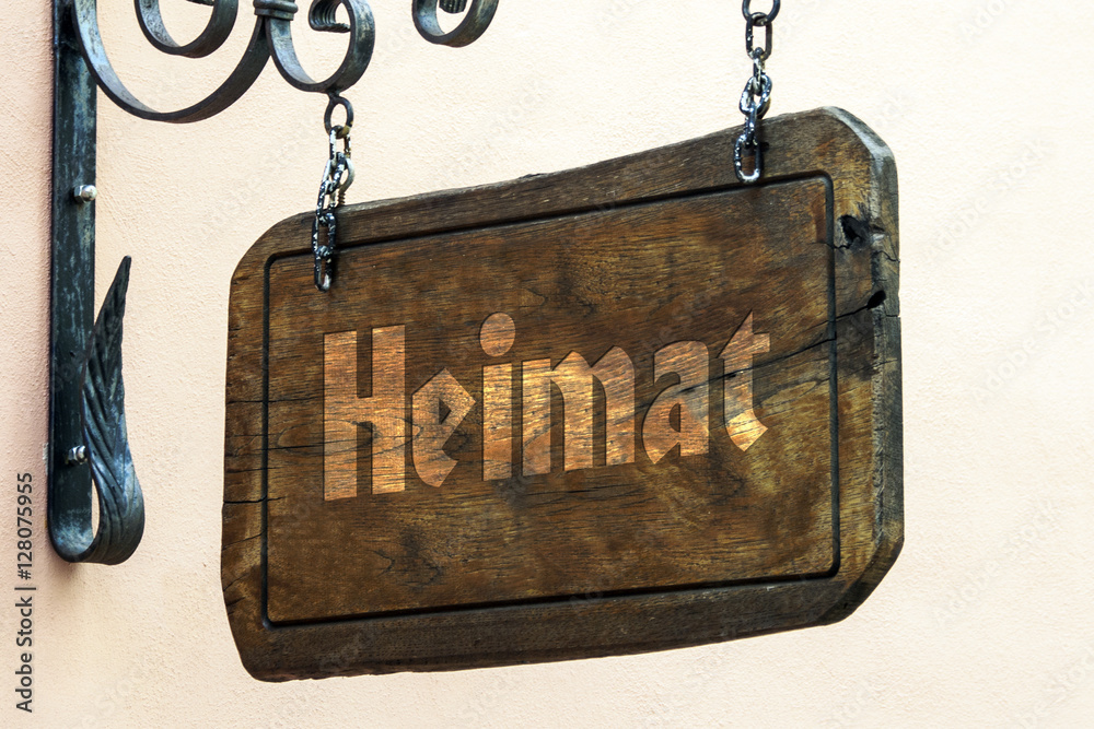 Schild 122 - Heimat ilustração do Stock | Adobe Stock