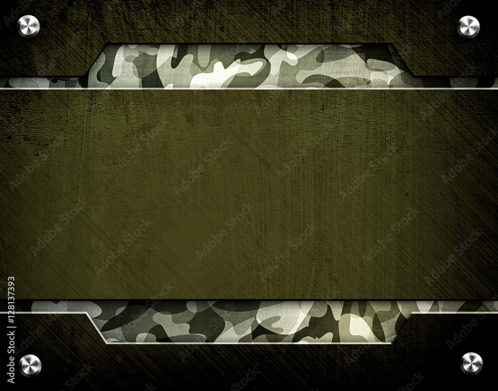 metal template with army pattern background Stock Illustration | Adobe ...