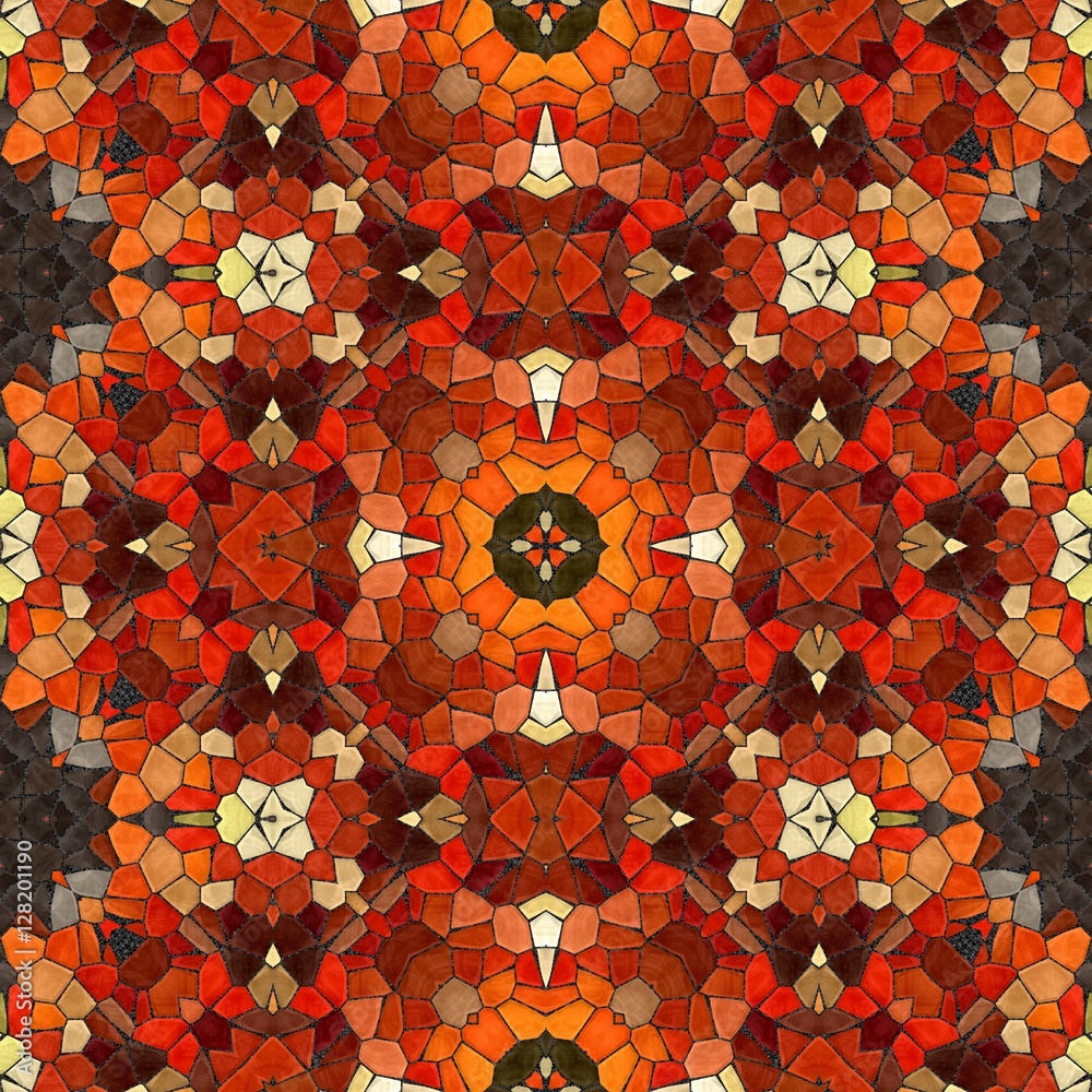 New seamless tiles. Arabic tile texture with geometric ornaments ...