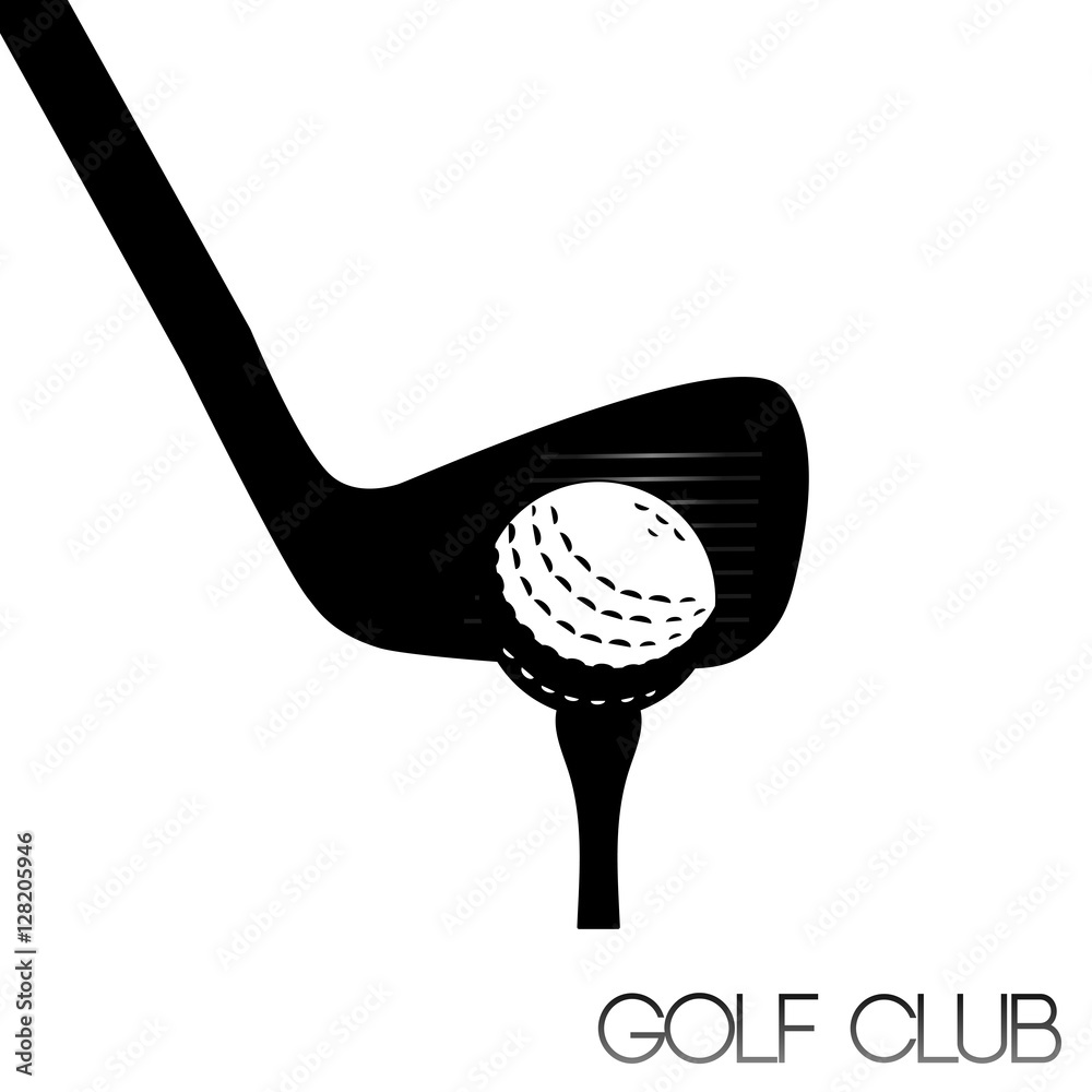 Golf symbol. Putter golf. Golf silhouette. Golf icon. Golf club Stock ...