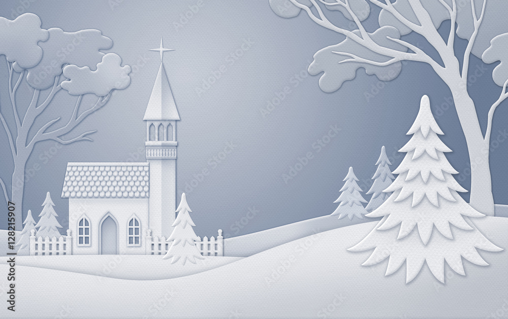 Christmas Church Wallpaper