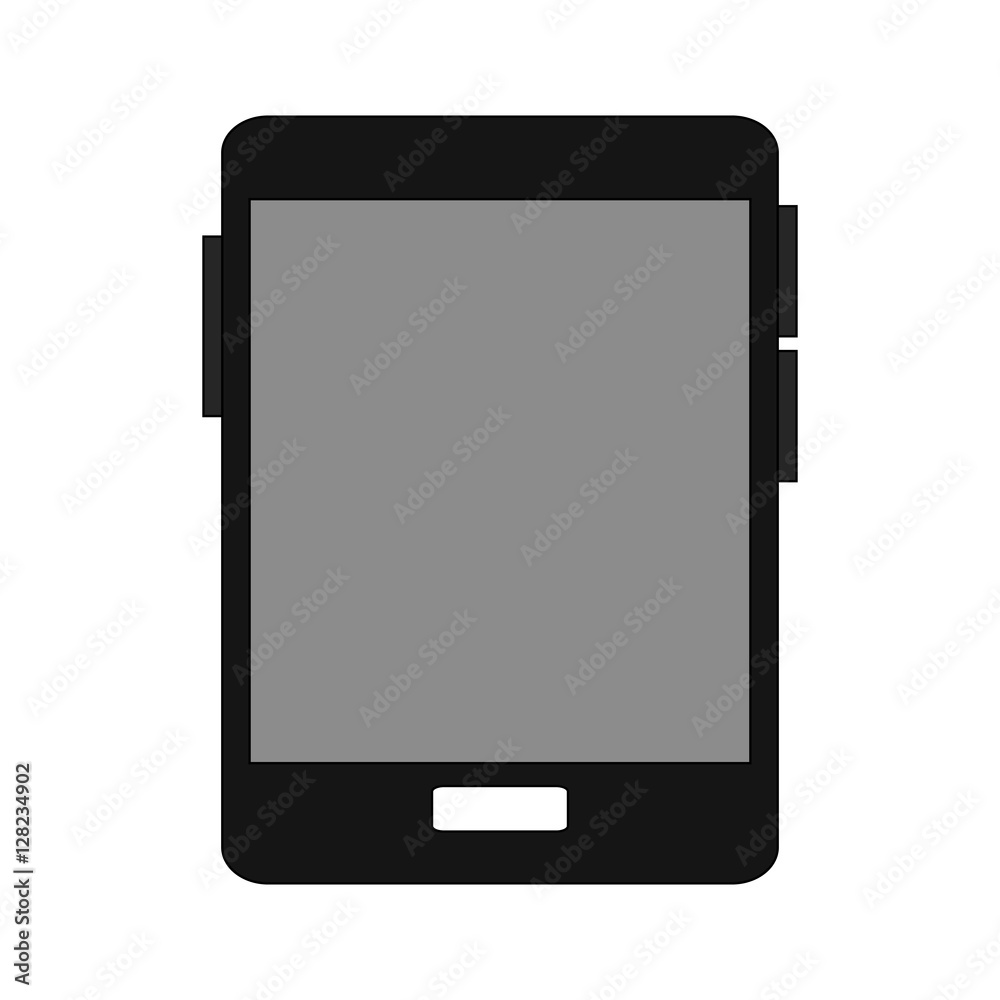 Tablet icon. Device gadget technology theme. Isolated design. Vector ...