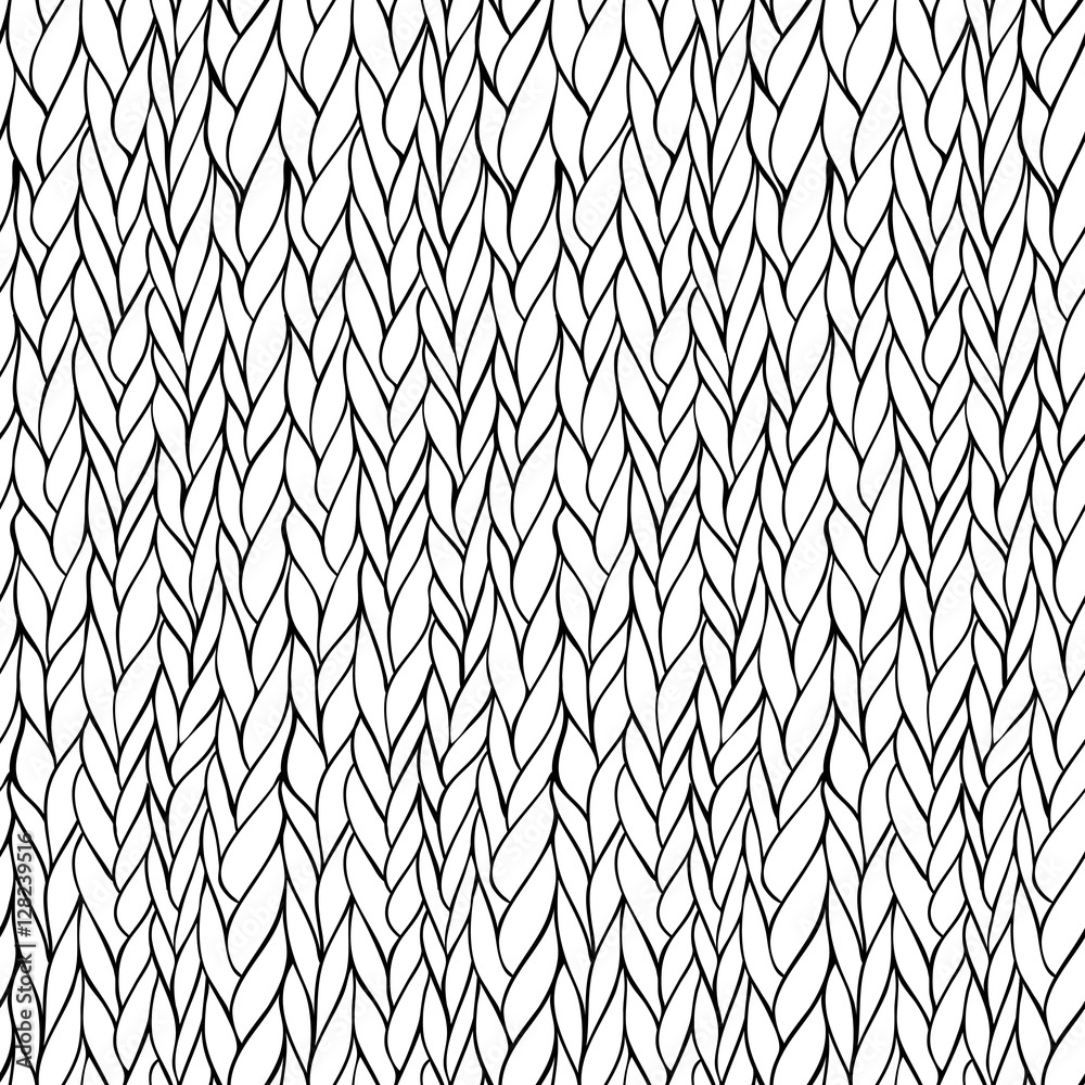 Seamless knitting pattern Stock Vector | Adobe Stock