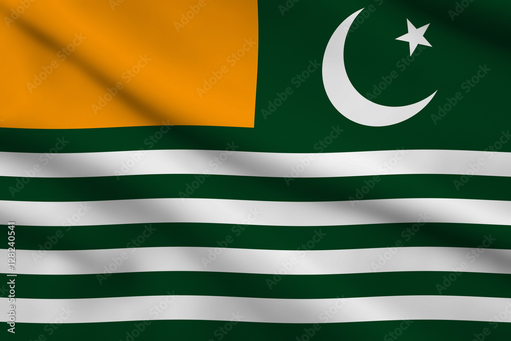 Flag of Azad Kashmir Stock Illustration | Adobe Stock