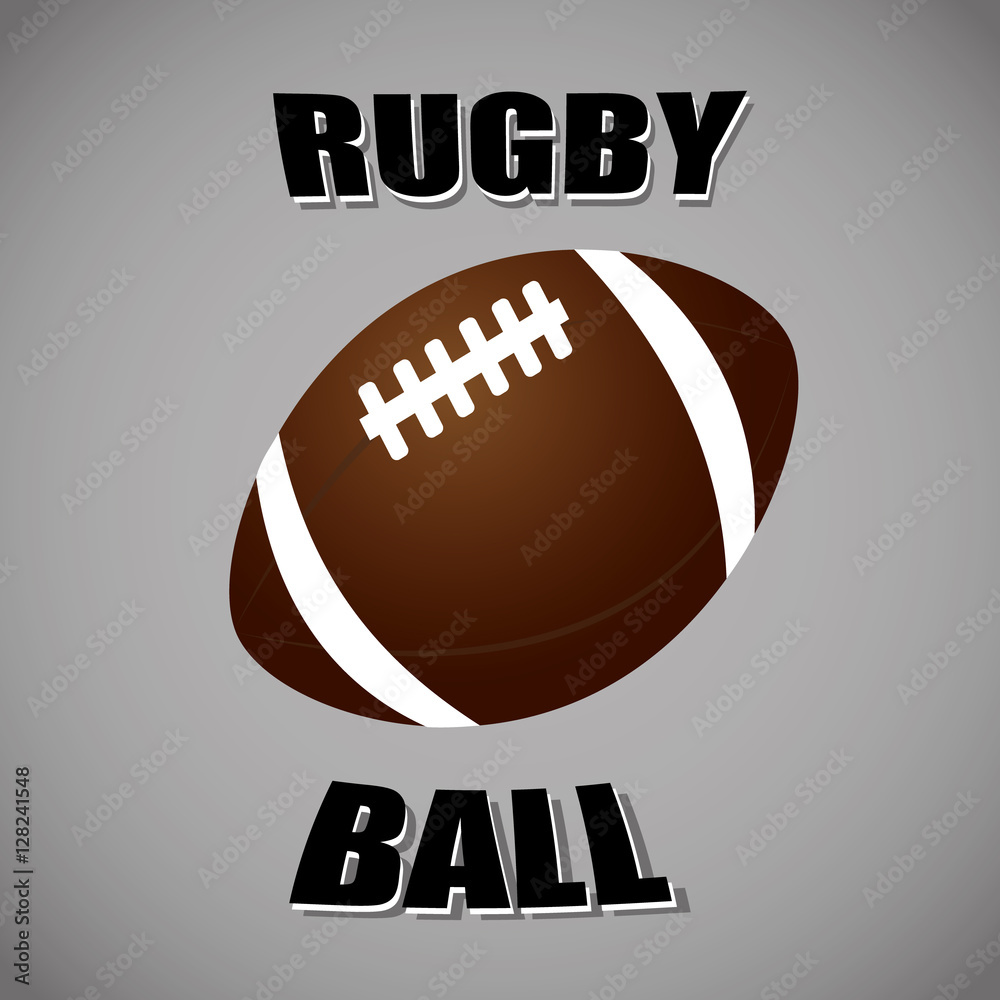 Vector black Football icon on white background. Stock Vector | Adobe Stock