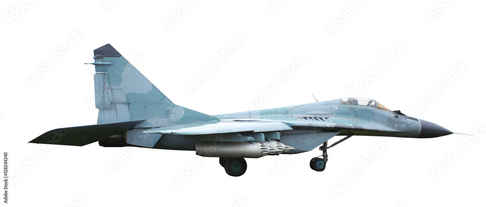 Military aircraft on white background Stock Photo | Adobe Stock