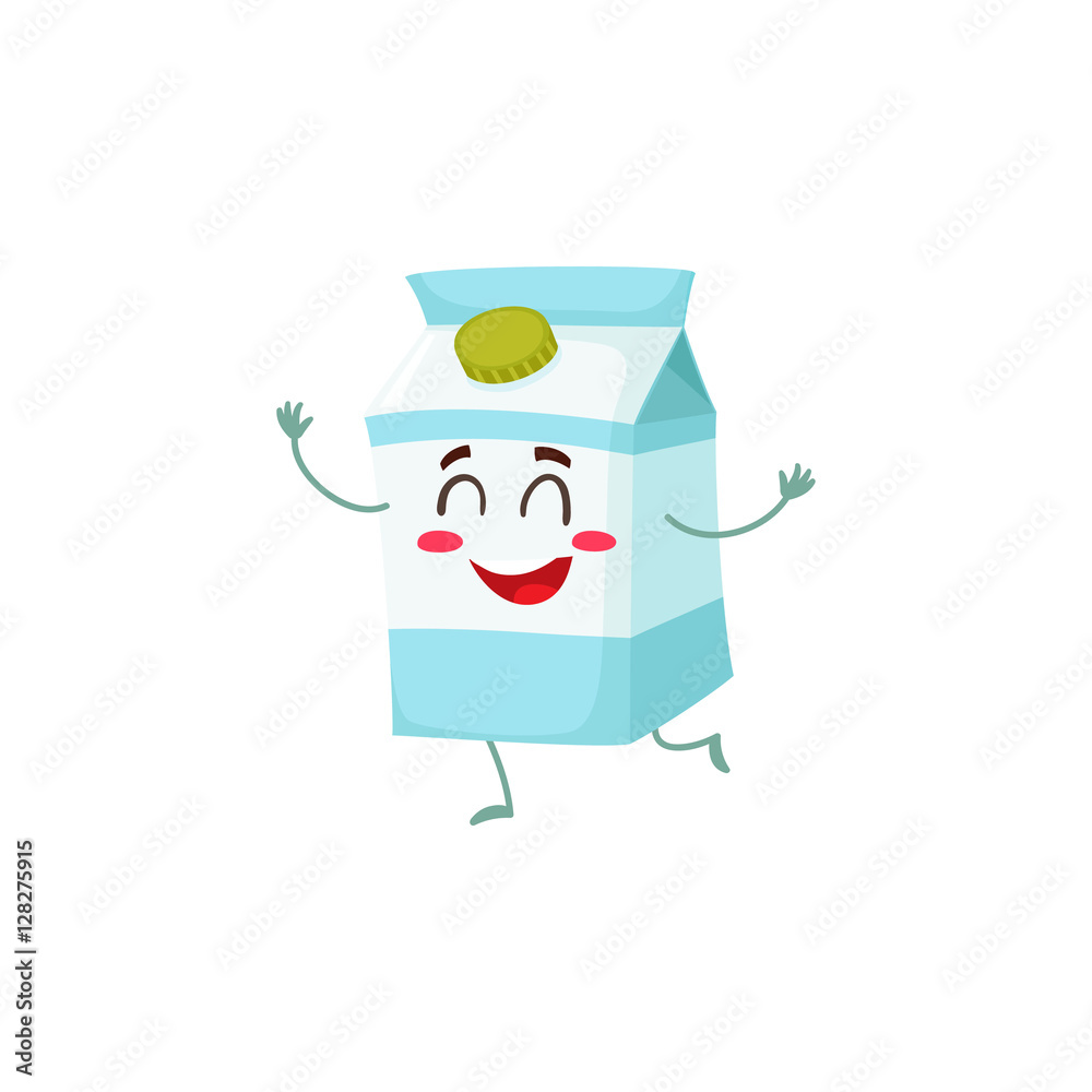 Cute Cartoon Milk Carton