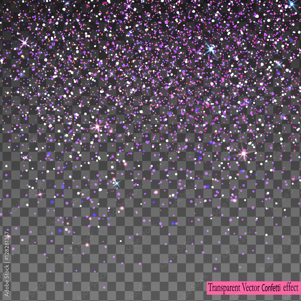 Glitter Falling Confetti
