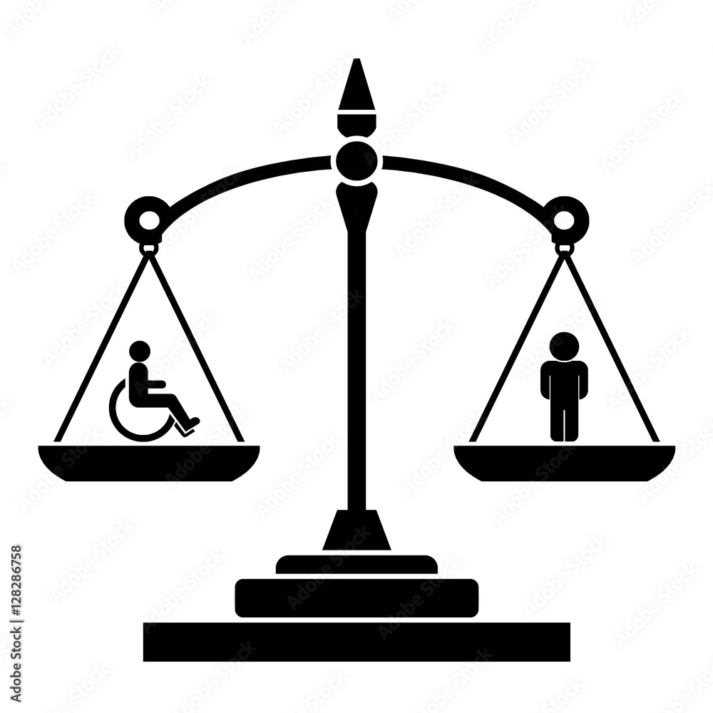 Egalité des personnes handicapés Illustration Stock | Adobe Stock Egalité des personnes handicapés Illustration Stock | Adobe Stock