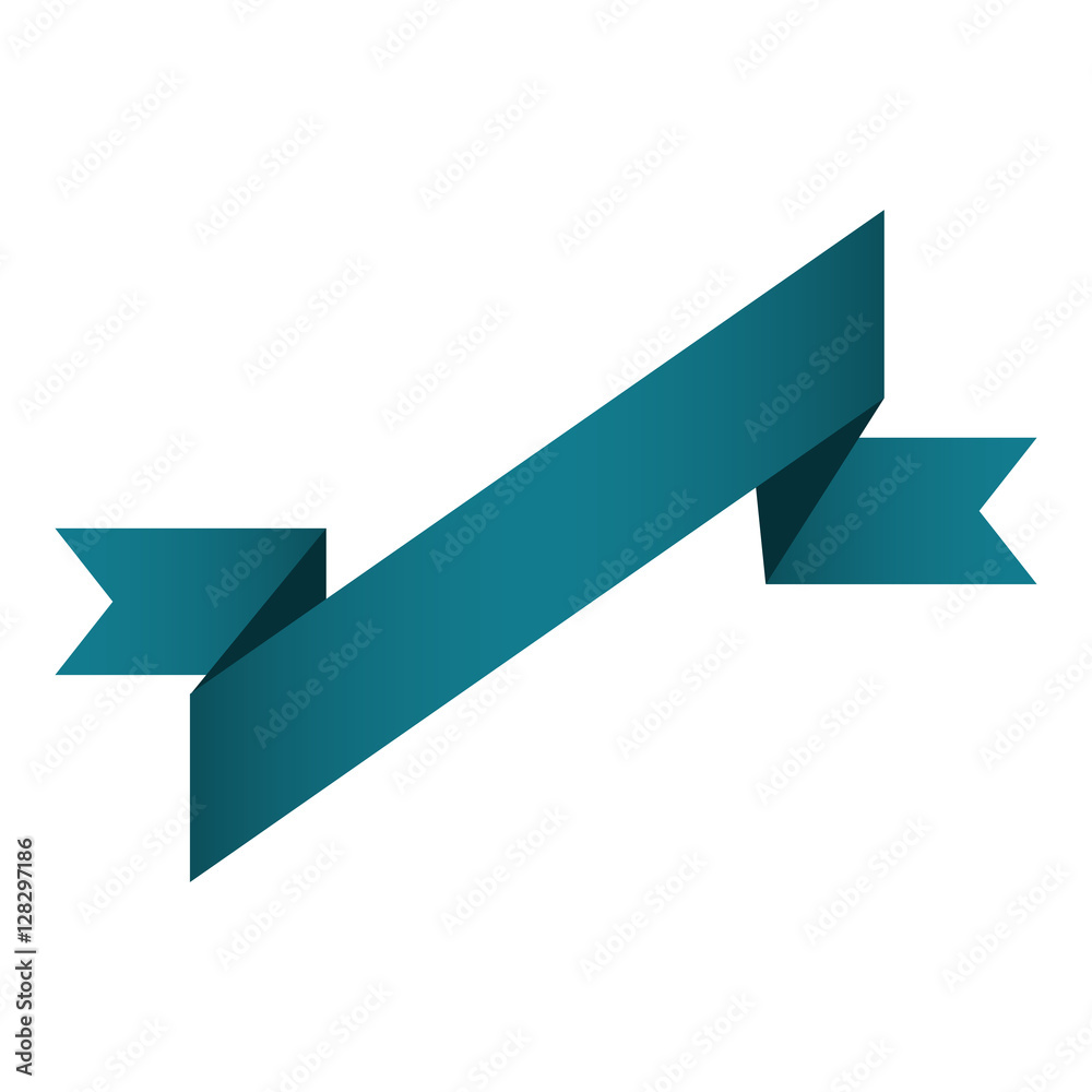 ribbon banner blue ocean design icon vector illustration eps 10 Stock ...