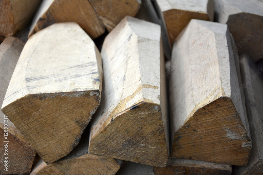 Billets of wood. Stock Photo | Adobe Stock