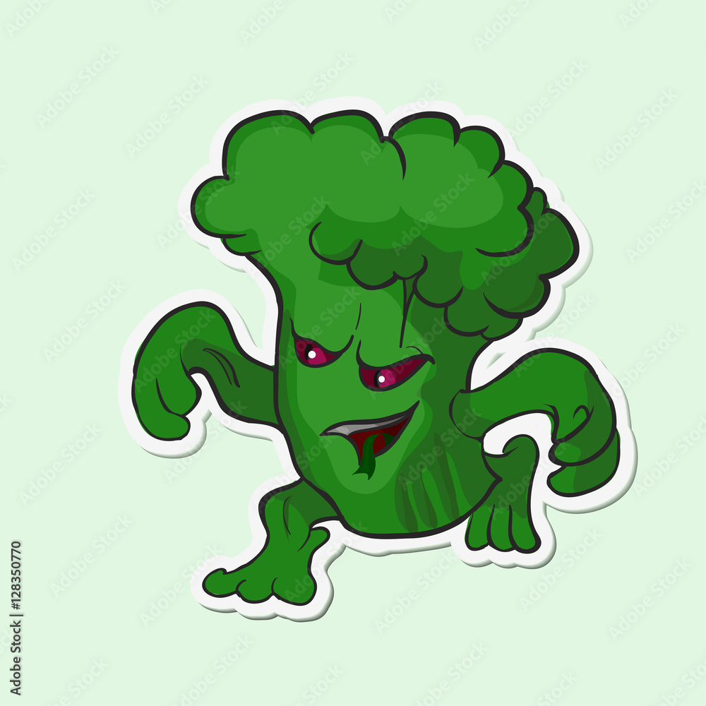 Dangerous Monster vegetable broccoli .Dangerous Monster vegetable ...