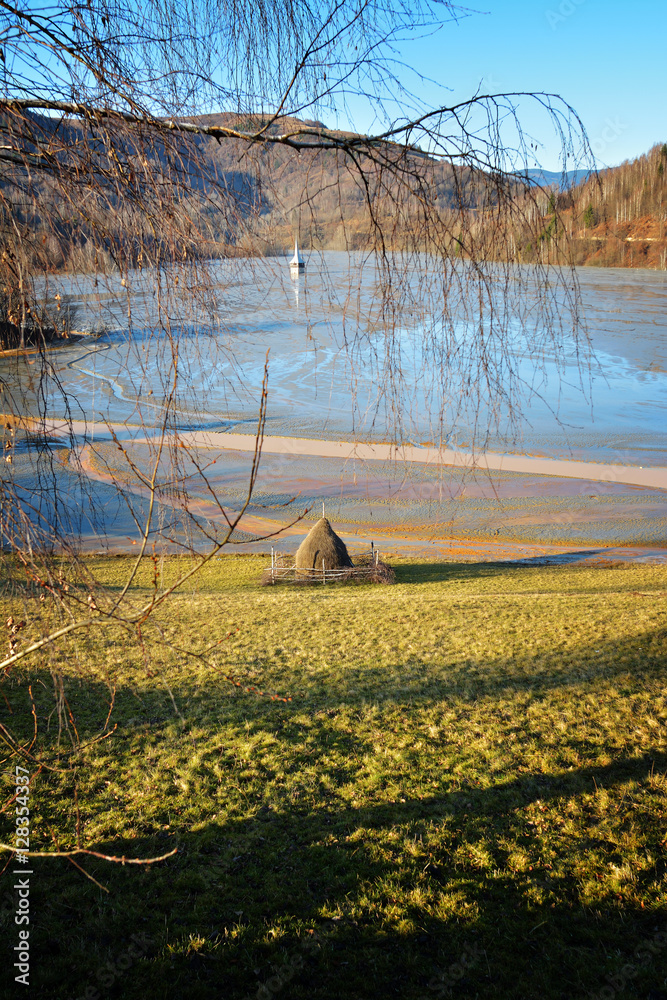 Poisoned lake Transylvania Stock Photo | Adobe Stock