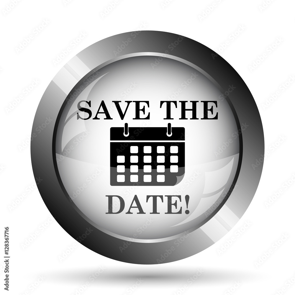 Save the date icon Stock Illustration | Adobe Stock