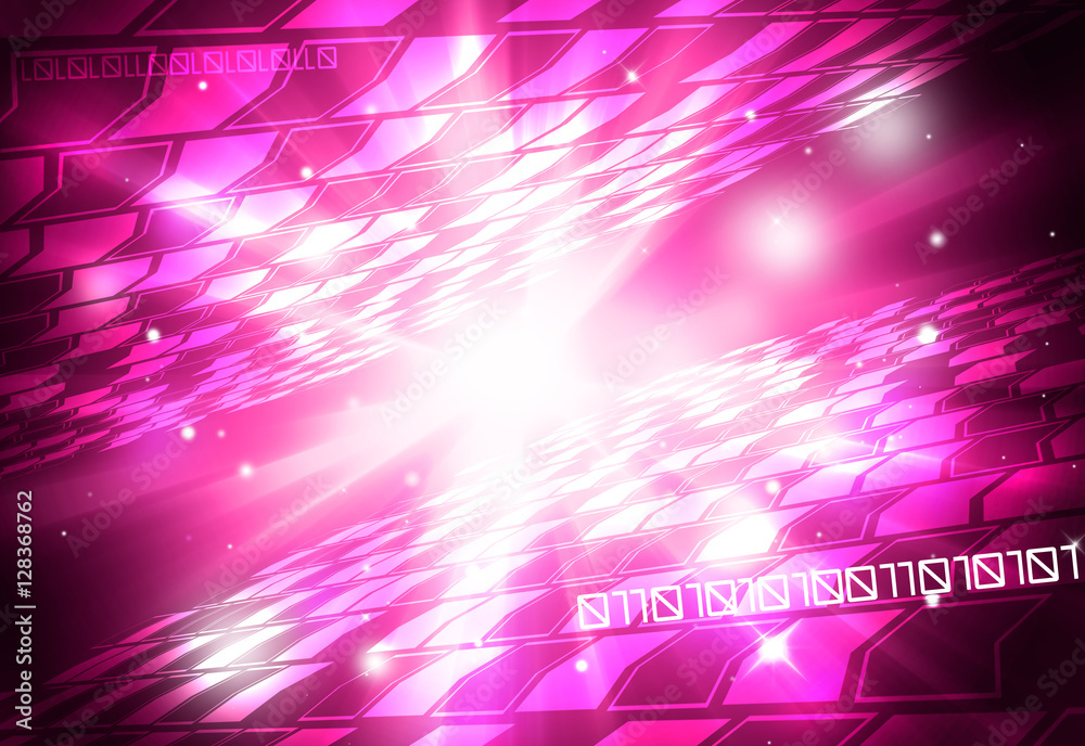 Pink Electronic Background