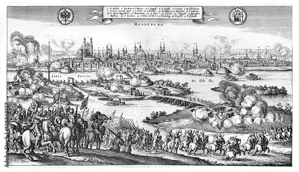Siege and sack of Magdeburg, Protestant city during the Thirty Years ...