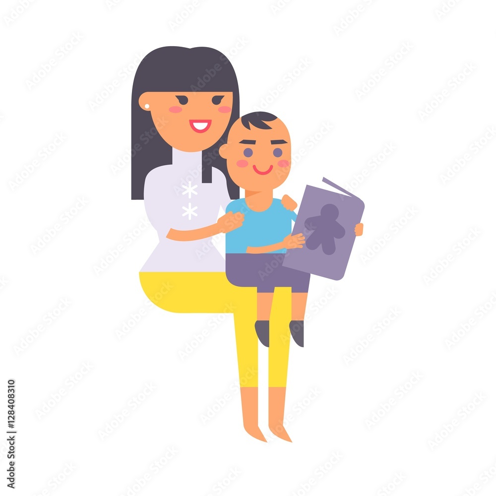 Mother vector character. Stock Vector | Adobe Stock