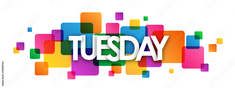 DAYS OF THE WEEK Icons (TUESDAY) Stock Vector | Adobe Stock