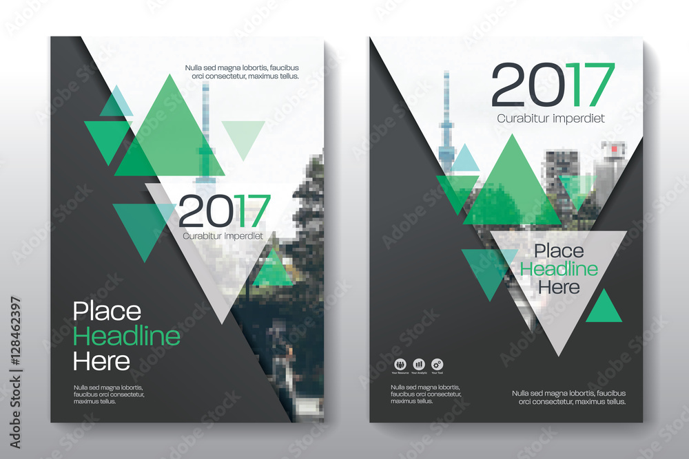 Green Color Scheme with City Background Business Book Cover Design ...