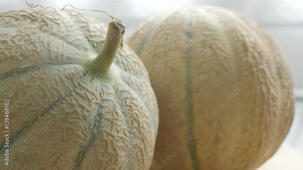 Vidéo Stock Fresh melons concept food background tilting 4K 2160p 30fps ...