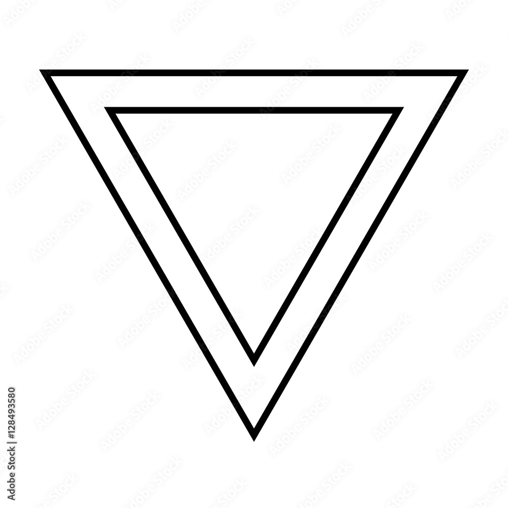 Five Element Flat Silhouette Icon Symbol Design. Vector illustration ...