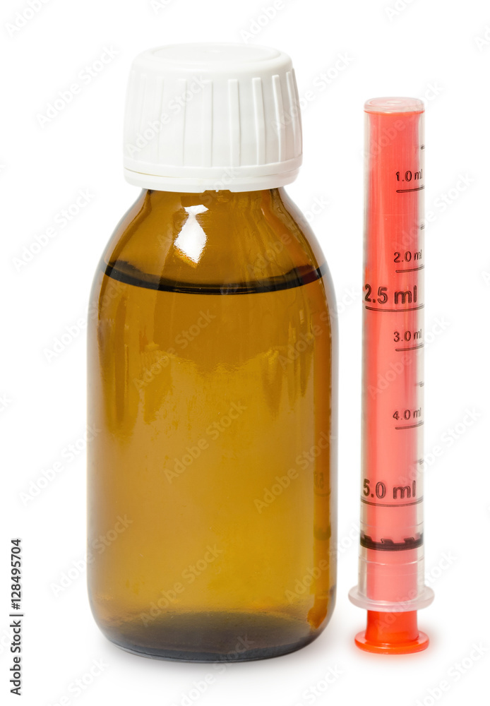 special syringe for dosing and an easier flow of syrup for kids with ...