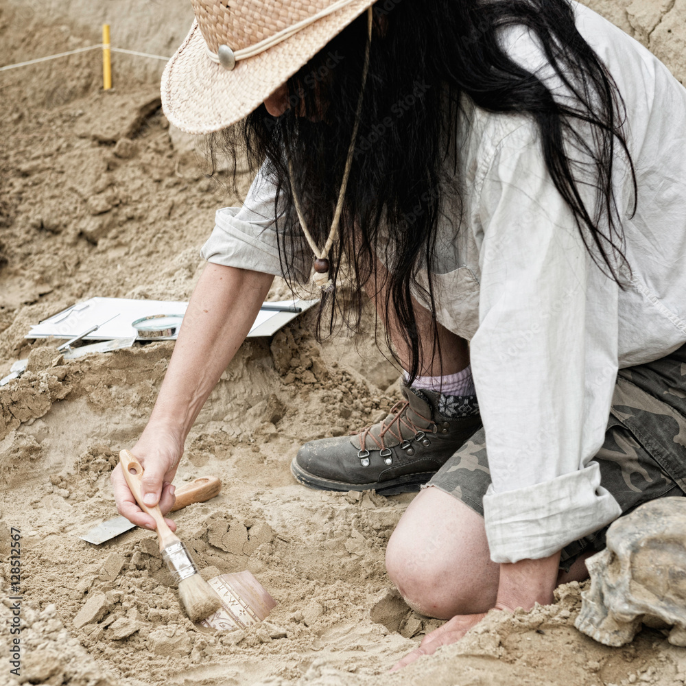 Archaeologist Stock Photo | Adobe Stock
