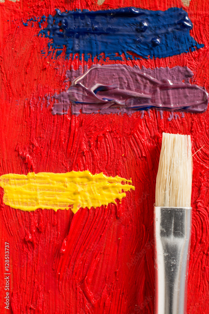 Abstract painting poster. Background for a painter exhibition Stock ...