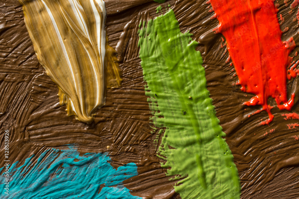 Abstract painting background. Wallpaper for a painter exhibition Stock ...