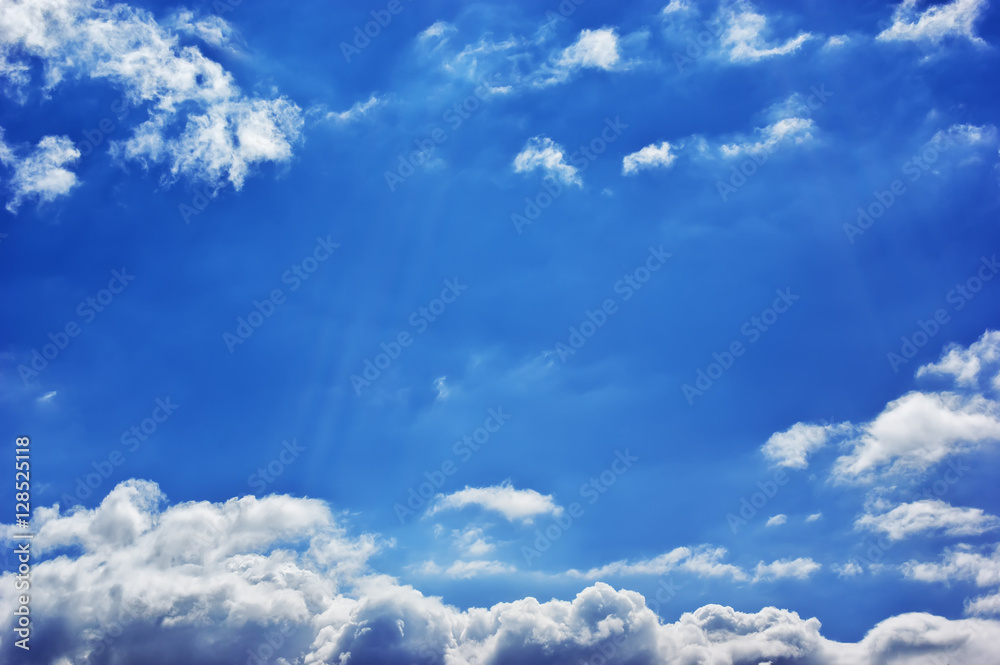 Deep blue sky Stock Photo | Adobe Stock