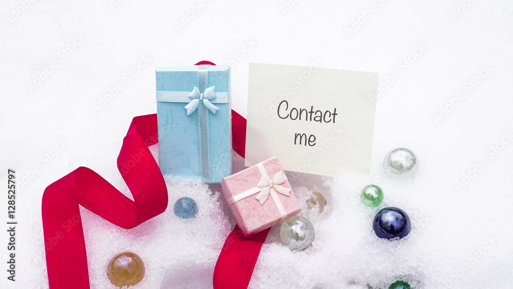 Gift boxes, paper, Word on paper, text on paper sticker, note, w Stock ...