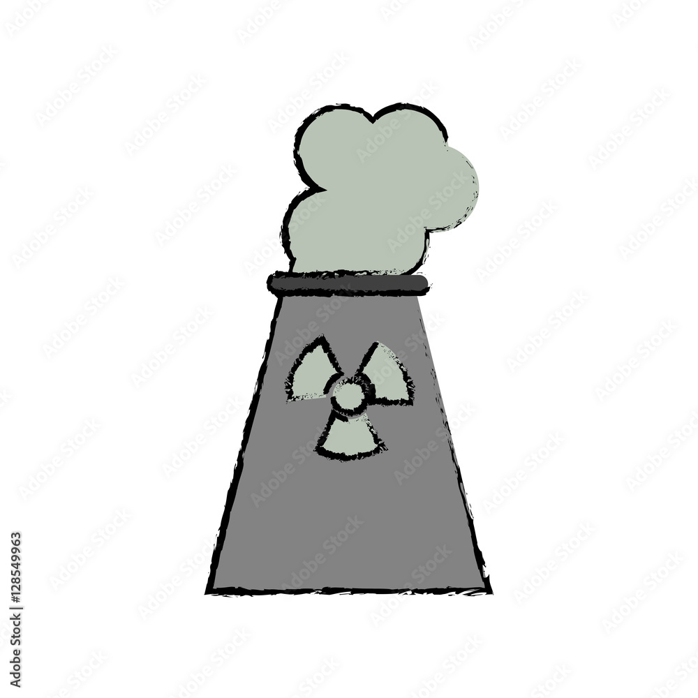 Nuclear Power Plant Drawing